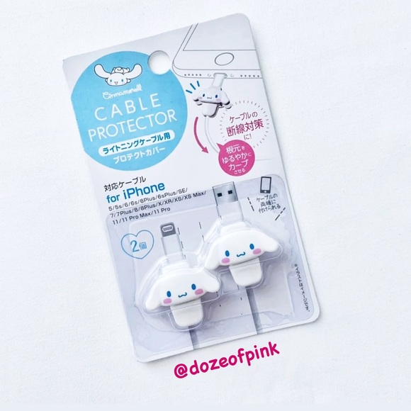 Sanrio | Accessories | Sanrio Cinnamonroll Multi Use Cable Protectors ...